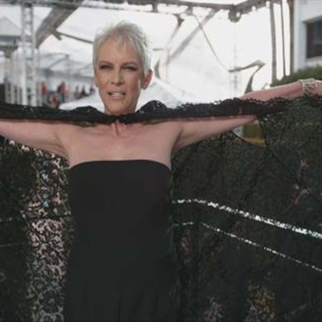 Jamie Lee Curtis - 2023 Golden Globe Awards E! Glambot Jamie Lee Curtis - 2023 Golden Globe Awards E! Glambot